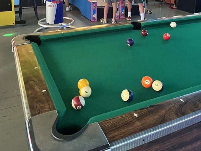 Pool tables with LED lighting because even billiards deserves to feel a little fancy.