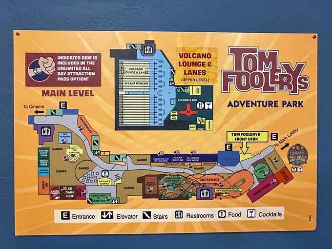 The park map reveals just how much territory you'll need to cover, so pace yourself and maybe invest in comfortable shoes.