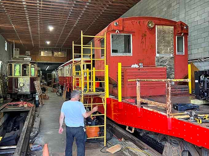 The workshop reveals the real magic: passionate people keeping these mechanical marvels alive for future generations.