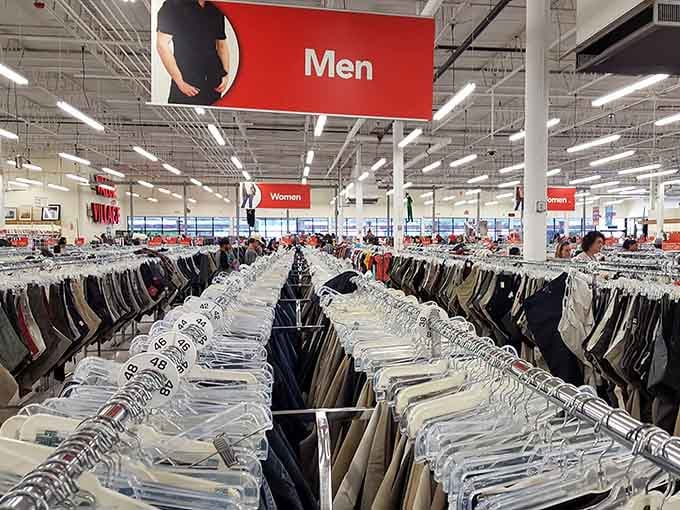 Men's apparel organized by category, making it surprisingly easy to find that perfect shirt you didn't know existed.