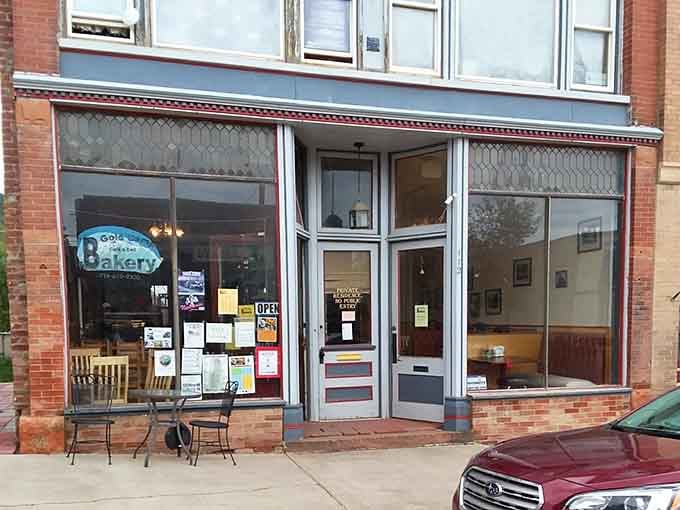 Gold Camp Bakery's vintage storefront promises sustenance for modern adventurers exploring this high-altitude time capsule of Colorado history.