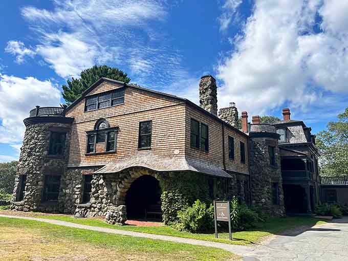 The Robert Treat Paine Estate looks like something from a fairy tale, minus the wicked stepmother.