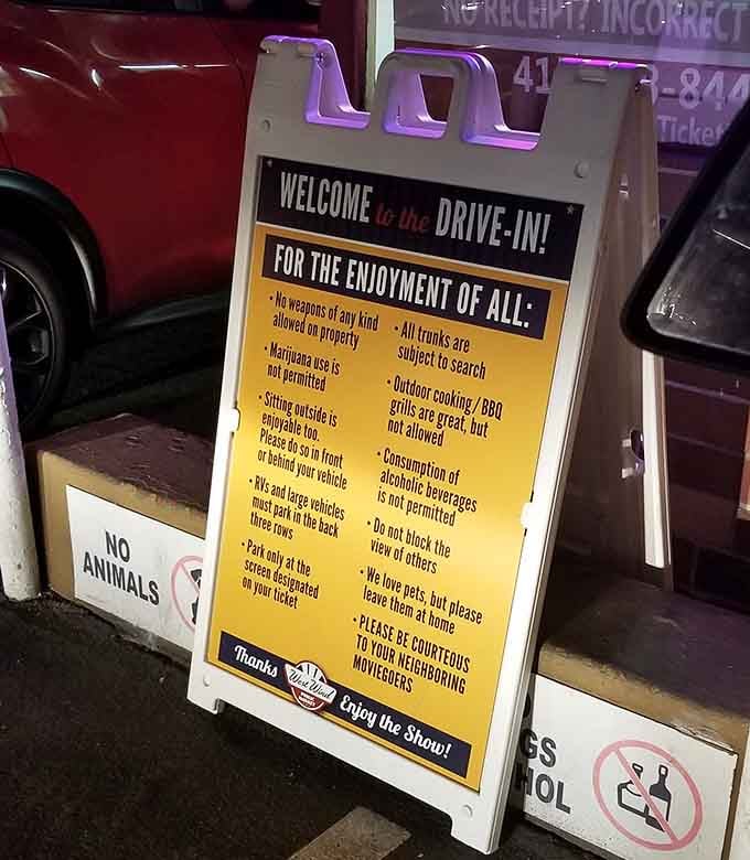 Simple rules posted clearly ensure everyone enjoys the show without becoming someone else's intermission entertainment.