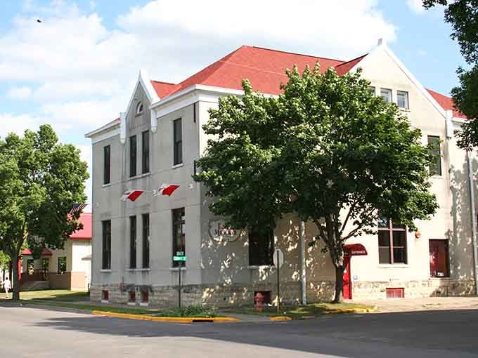 The Polish Museum celebrates heritage with distinctive architecture that honors immigrant roots and traditions.