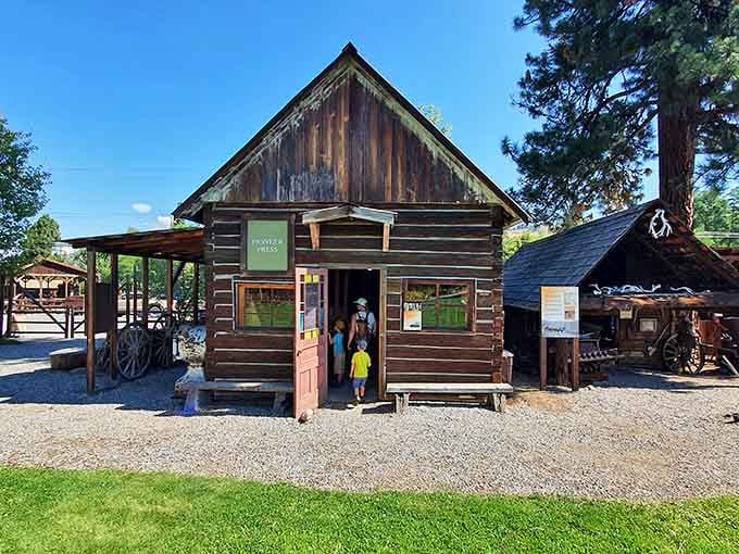 The Shafer Museum's authentic log cabin lets you experience frontier life without sacrificing your smartphone or modern dental care, thankfully.