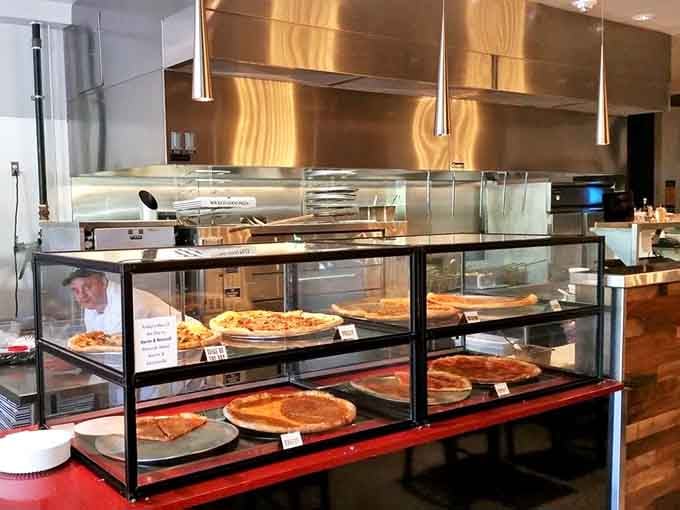 Fresh pizza waiting to fuel your next round of gaming, because even Dorothy needed sustenance on her journey.