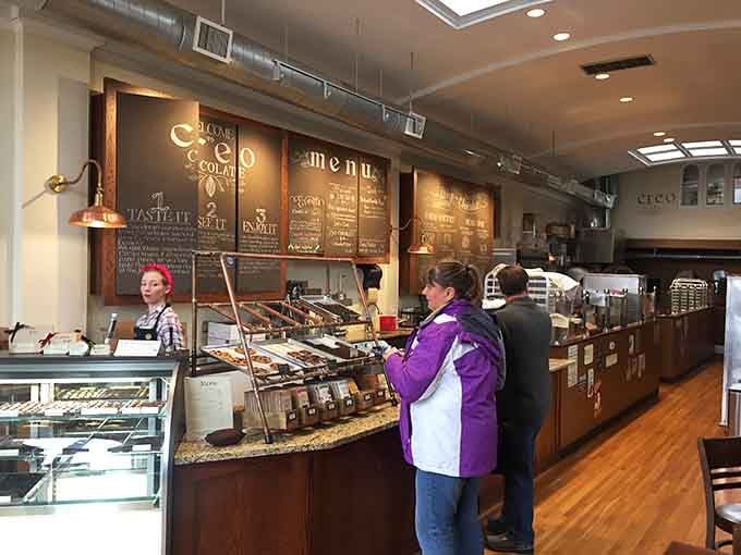 The ordering counter where dreams come true and willpower goes to take a permanent vacation.