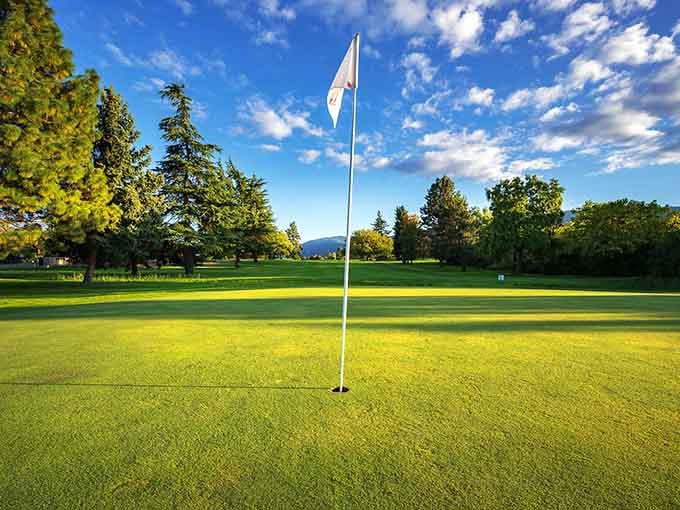 Oak Knoll Golf Course offers pristine greens framed by mountains, because even your golf game deserves a scenic backdrop.