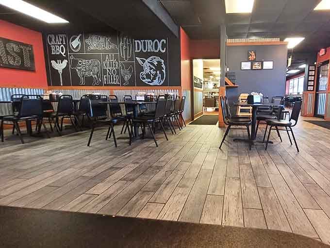 Plenty of tables mean you can bring the whole family for a feast worth remembering together.