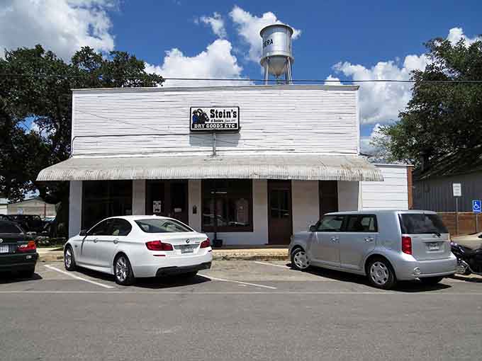 Stein's storefront represents the kind of local business where people still know your name and your usual order.