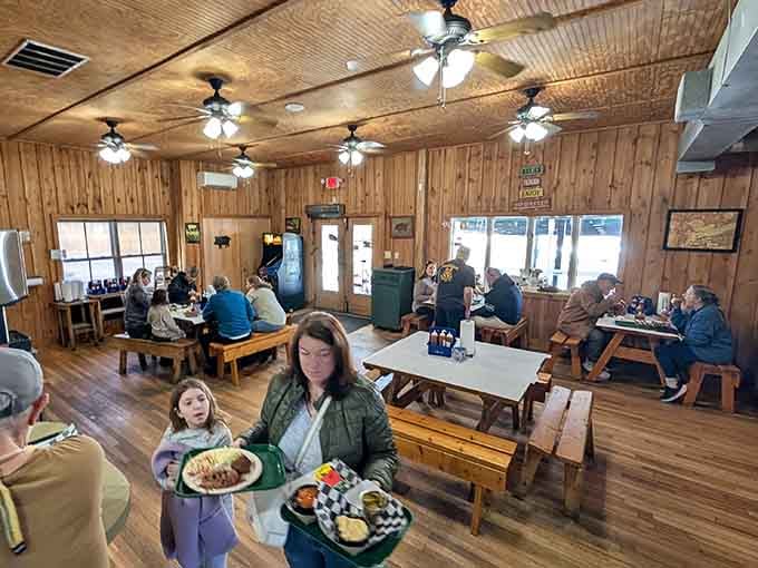 When the dining room is this full on a regular day, you know the locals aren't keeping secrets.