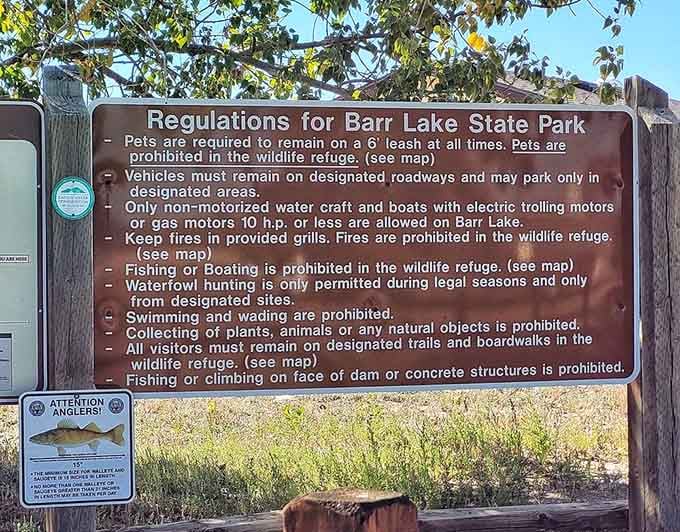 Park regulations keep wildlife safe and visitors informed, because respecting nature never goes out of style.