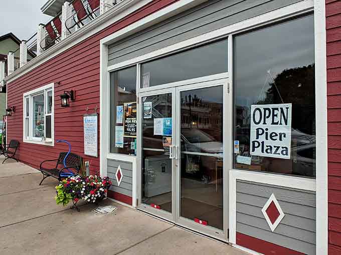 Pier Plaza Restaurant sits ready to serve you lakefront dining with views that compete with the food itself.