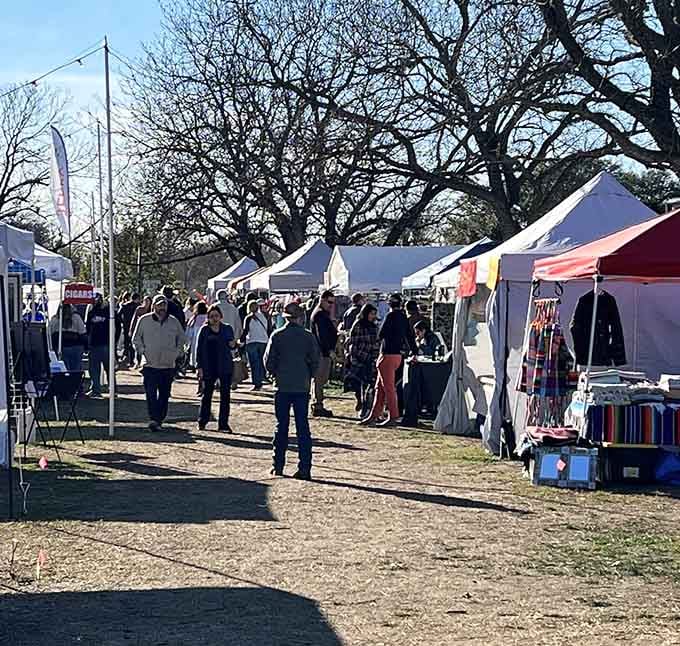 Market days where actual humans sell actual things they made, imagine that in today's Amazon world.