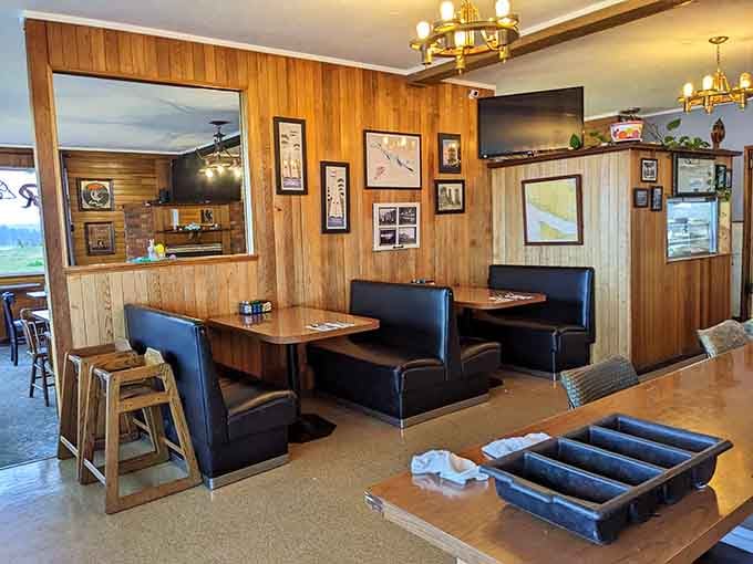 Booths where families gather and fishermen refuel, all united by their appreciation for food done right.