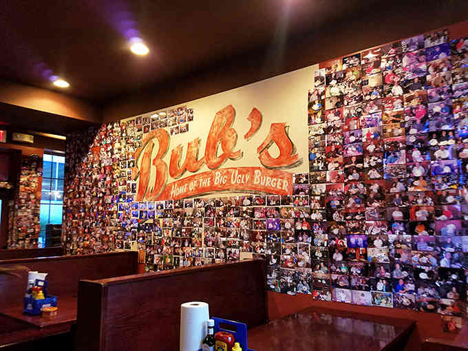The Bub's logo presides over thousands of triumphant faces, a monument to ambition and appetite combined beautifully.
