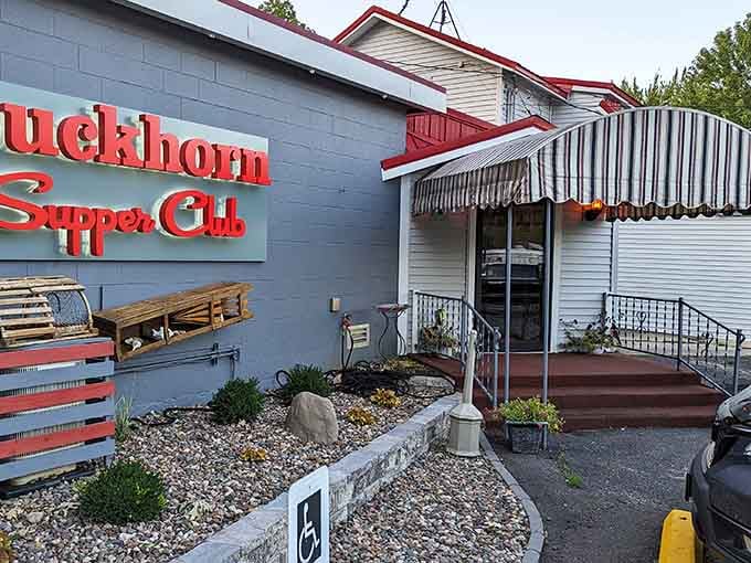 The welcoming entrance promises good times ahead, with Lake Koshkonong providing the scenic backdrop you didn't know you needed.