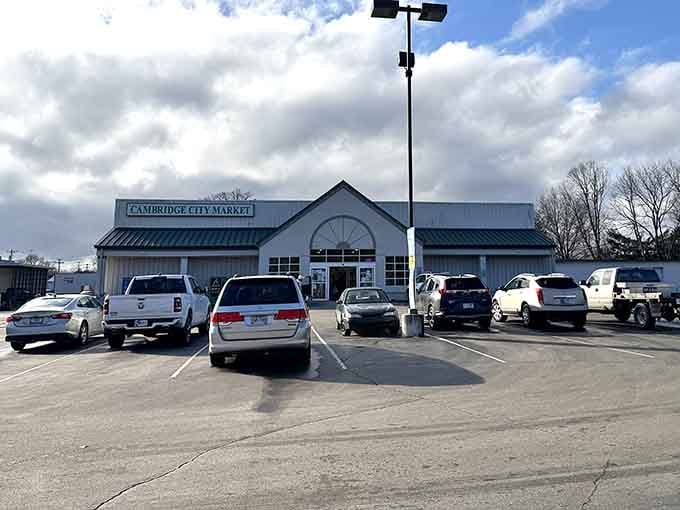 When the parking lot's this full, you know the locals have found something worth coming back for repeatedly.