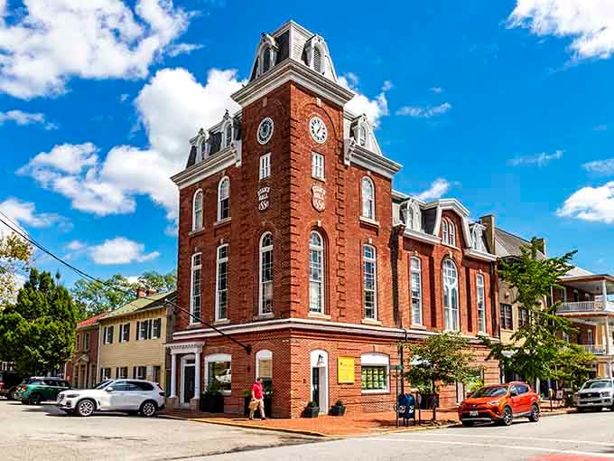 Stam's Hall's Second Empire architecture and mansard roof prove Chestertown takes its historic preservation seriously indeed.
