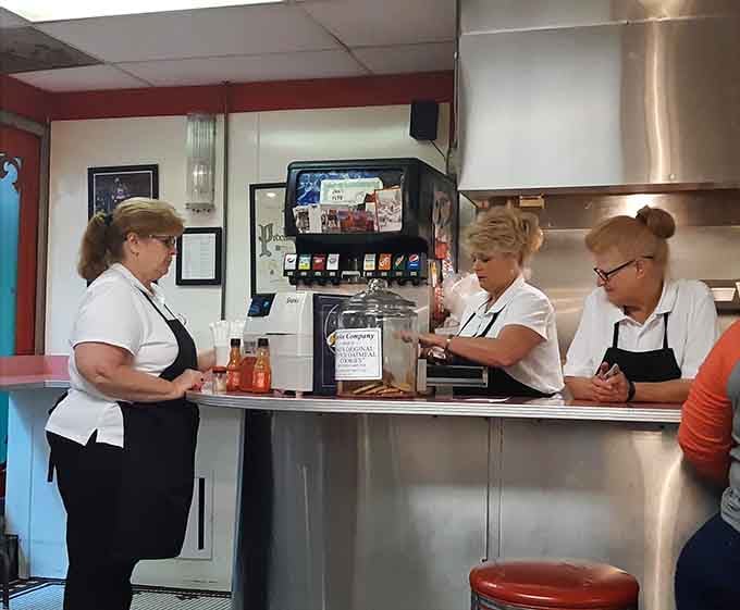 Friendly staff in classic aprons serve up smiles alongside your order, making every visit feel like coming home.