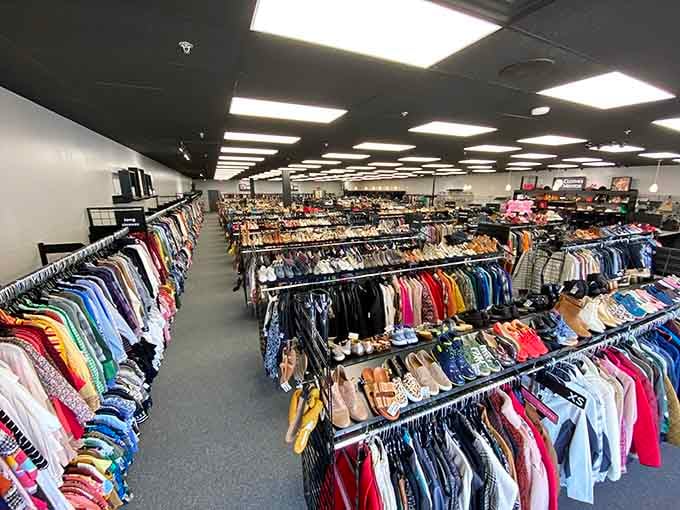 This sprawling interior proves secondhand shopping has officially graduated from basement status to boutique level.