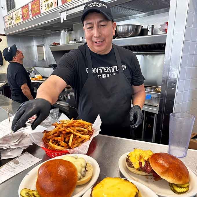 Behind every great burger is someone who actually cares about making it right, one patty at a time.