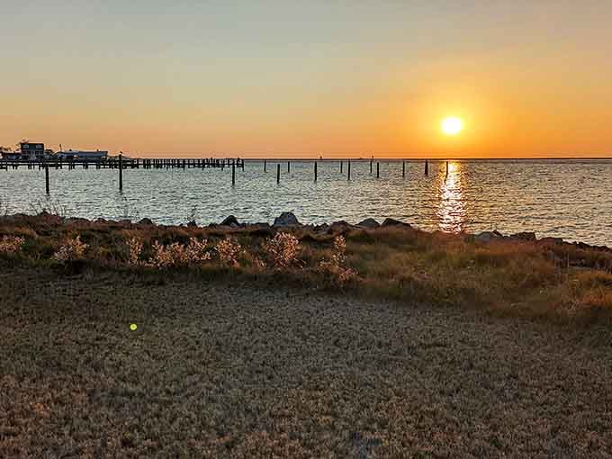 Sunset over the Bay costs absolutely nothing, yet rivals any entertainment you'd pay premium prices to experience.