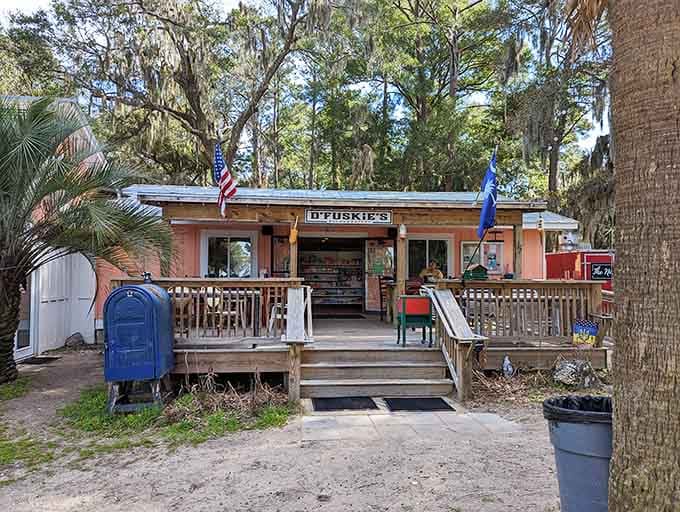 D'Fuskie's proves that the best island establishments are the ones that feel like visiting a friend's backyard barbecue every single time.