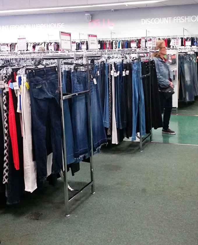 Denim in every wash and style fills the racks, proving great jeans don't require mortgage-level investment anymore.