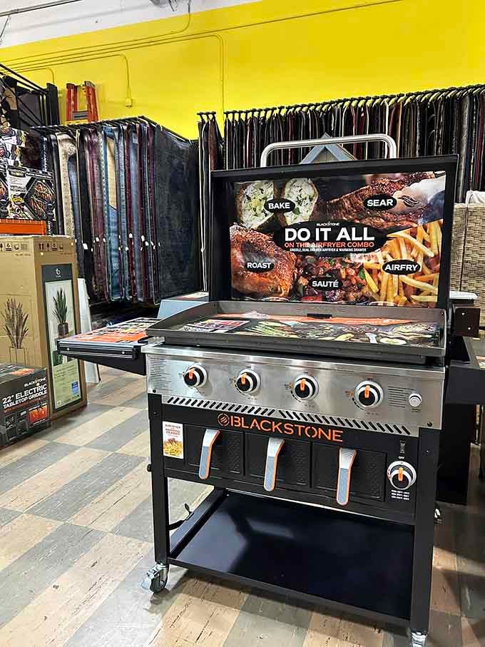 That outdoor griddle setup costs less than three restaurant meals for your family of four.