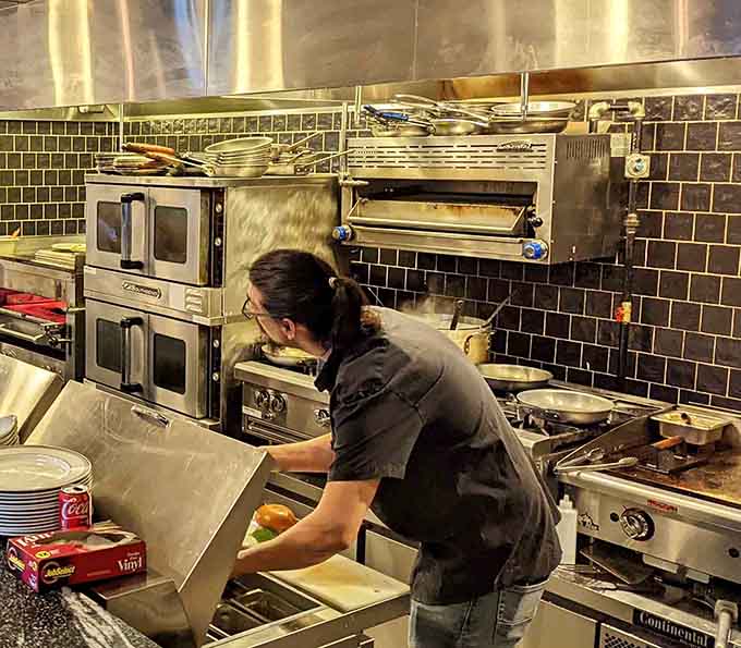 Open kitchens mean you can watch the magic happen, which somehow makes everything taste even better.
