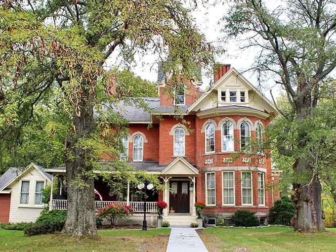 Victorian architecture that makes modern McMansions weep with shame and regret about their life choices.