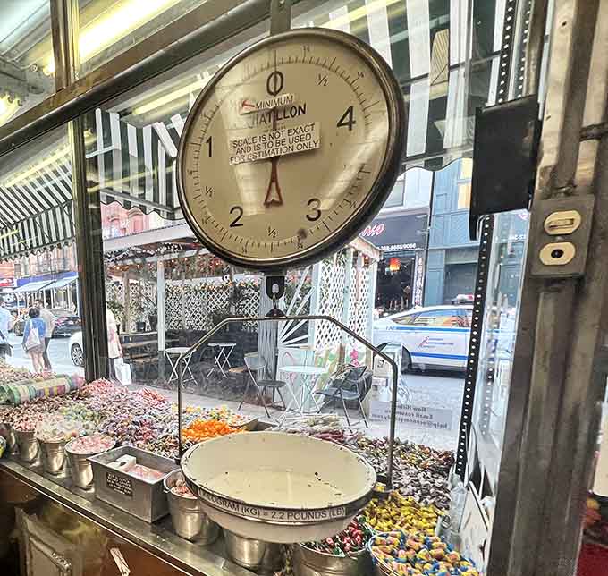 That vintage scale has weighed more dreams and childhood memories than anyone could possibly calculate accurately.