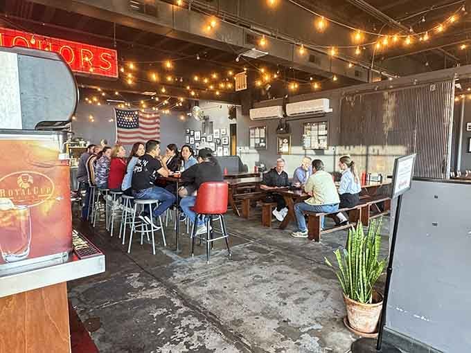 When the dining room fills up like this, you know you've found something special worth waiting for.