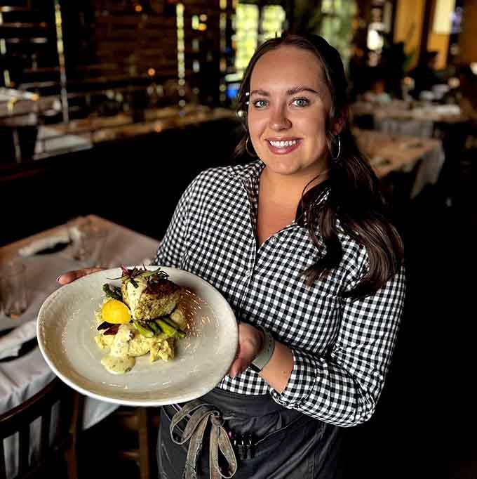 Friendly servers deliver dishes with genuine smiles, making every guest feel like they're the most important person in the room.