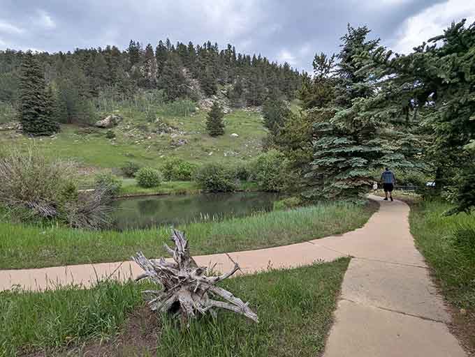 Even the paved paths here deliver views that make you stop and stare like a tourist, unashamedly.