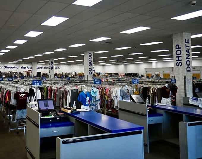 Multiple checkout lanes mean you won't spend your savings waiting in line to save money.