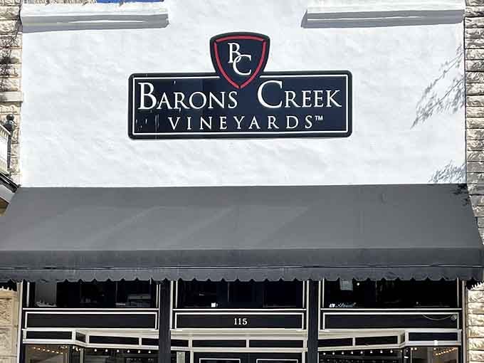Barons Creek brings wine country sophistication to Granbury without the pretentious attitude or parking nightmares.
