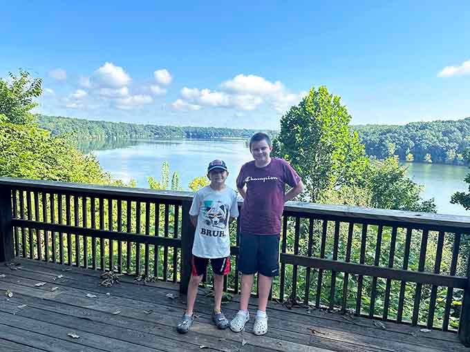Young explorers discovering that adventure doesn't require a passport, just a willingness to explore your own backyard.