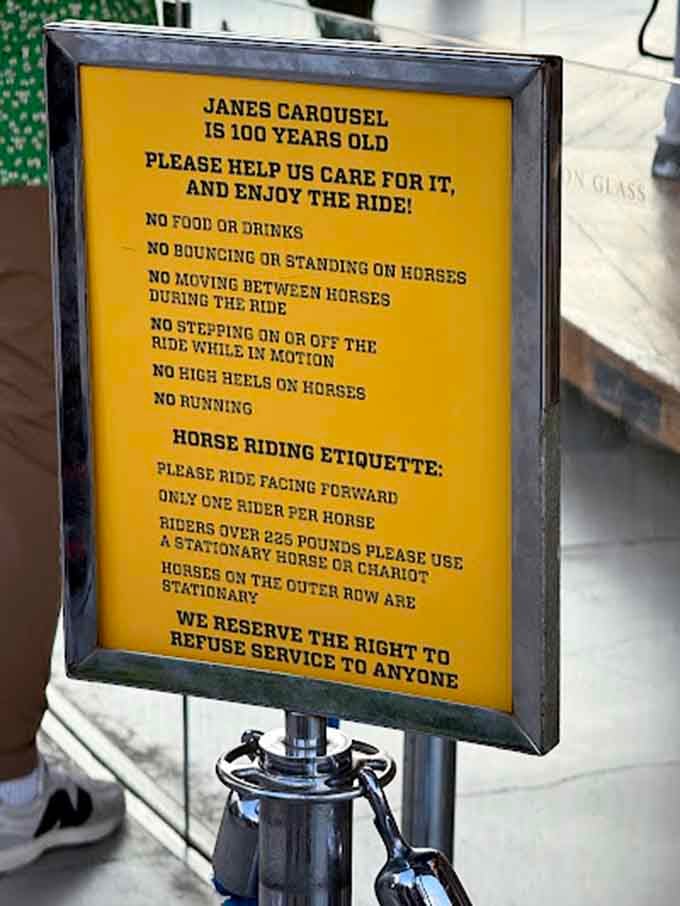 A hundred years old means these horses deserve respect, so no high heels or snacks during your ride.