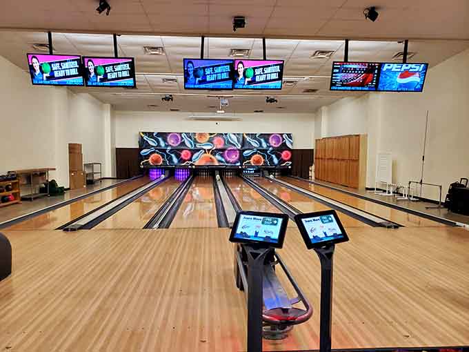 Gerlach's Bowling Center offers classic lanes for when you want entertainment that doesn't involve staring at another screen all night.