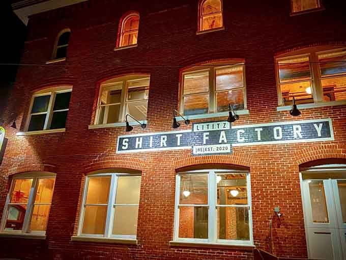 Even the old shirt factory got a stylish makeover, proving historic preservation can be both respectful and relevant.