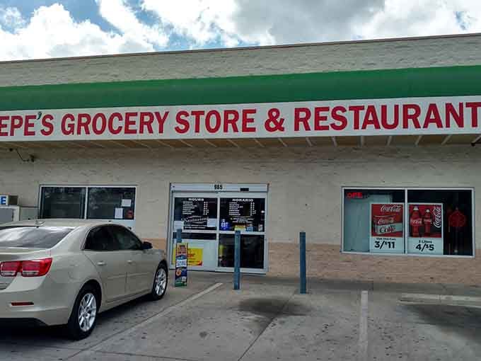 Pepe's combines grocery shopping with dining, because sometimes you need both convenience and a good meal immediately.