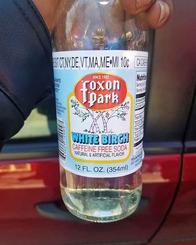 Foxon Park White Birch soda: the Connecticut classic that's been the perfect burger companion for generations of diners.