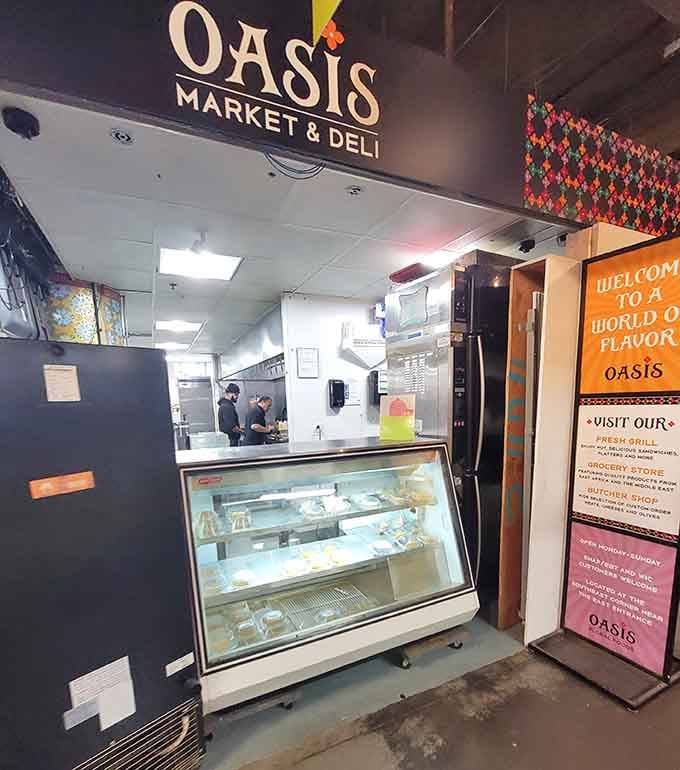 A welcoming entrance promises fresh flavors and the kind of hospitality that makes strangers feel like family instantly.