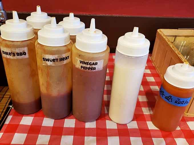 Multiple sauce options mean you can customize your barbecue experience from sweet to spicy to perfectly tangy.