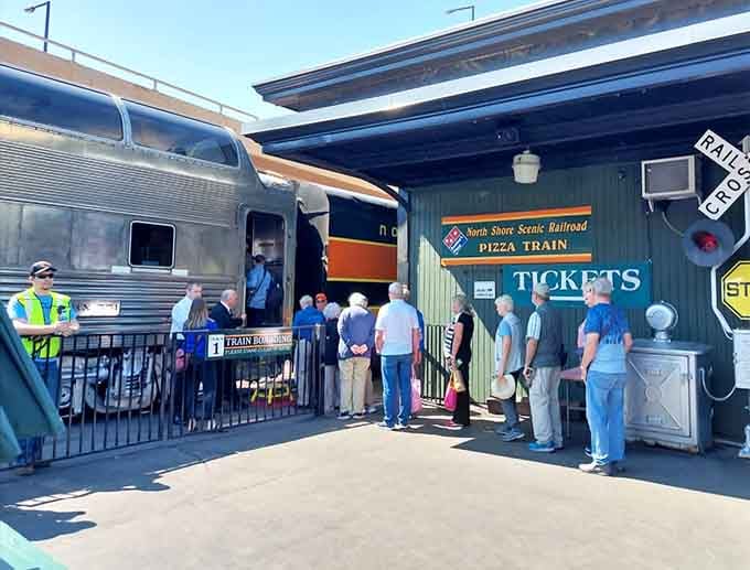 The buzz of excited passengers boarding for adventure proves that train travel never really lost its magic.