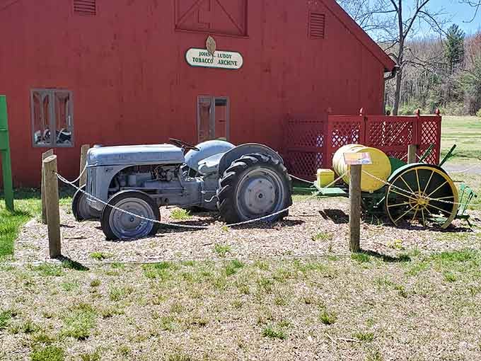 Vintage farm equipment that worked harder in its day than most of us ever will in our entire lives.