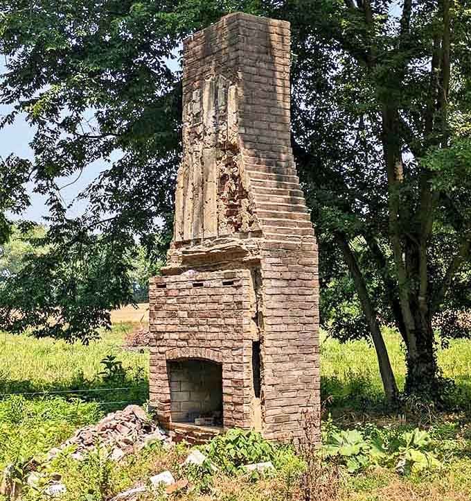 Lonely chimneys standing without houses are Kentucky's version of ancient ruins, equally haunting and historically significant.