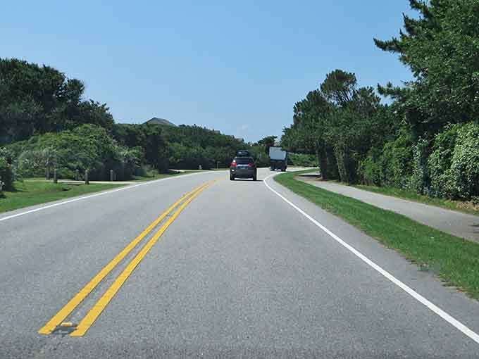 This is what freedom looks like: smooth pavement, blue skies, and absolutely nothing demanding your immediate attention.